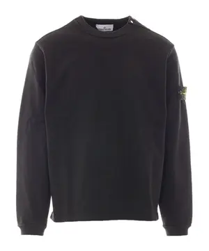 Stone Island Crew Neck Sweatshirt - Black