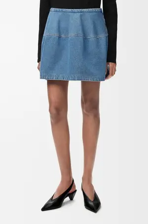 Loewe Balloon Denim Mini Skirt