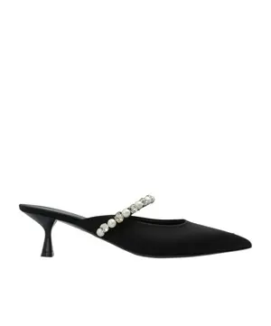 Stella McCartney Elsa Heeled Mules - Black