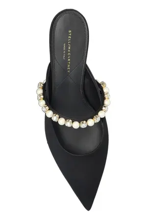 Stella McCartney Elsa Heeled Mules - Black