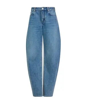 Alaïa Jean Rond En Denim - Blue