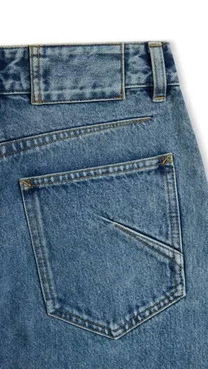 Alaïa Jean Rond En Denim