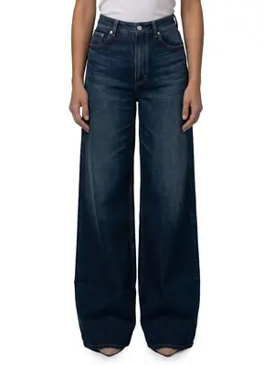 Alaïa High-waisted Wide-leg Jeans
