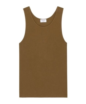 Saint Laurent Saint Laurent Cassandre Ribbed Tank Top No