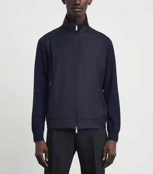 Paul & Shark Virgin Wool Hybrid Jacket With Storm System