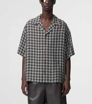 Loewe Check Short-sleeve Shirt