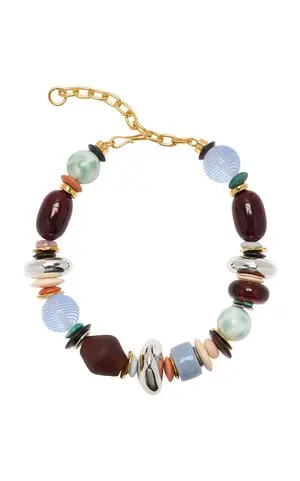 LIZZIE FORTUNATO Monument Collar In Baja Ii - Multi