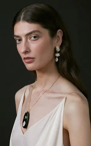 LIZZIE FORTUNATO Reliquary Pendant Necklace