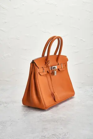 FWRD RENEW Hermes Taurillon Clemence Birkin 30 Handbag