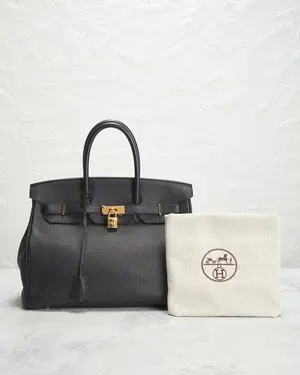 FWRD RENEW Hermes Togo Birkin 35 Handbag