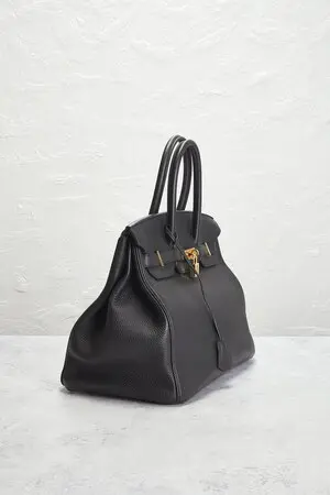 Hermès Togo Birkin 35 Handbag - Etain