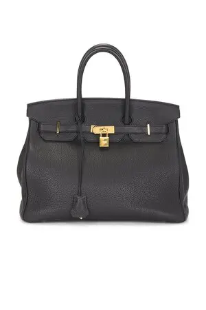 FWRD RENEW Hermes Togo Birkin 35 Handbag - Etain