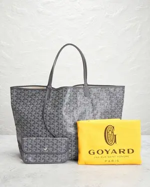 FWRD RENEW Goyard Saint Louis Gm Tote Bag - Grey