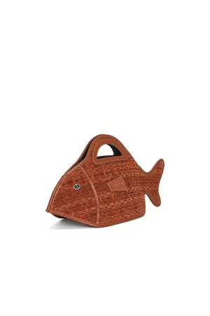 Staud Cleo Fish Tote Bag