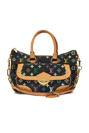 LOUIS VUITTON Monogram Multicolor Rita Handbag - Black