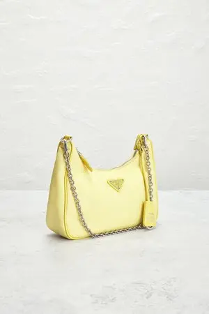 Prada Re-edition 2005 Re-nylon Shoulder Bag - Yellow