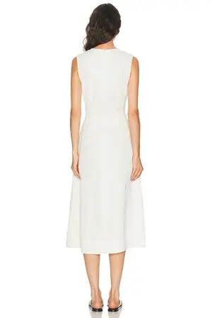 TWP Crewneck Dress In White
