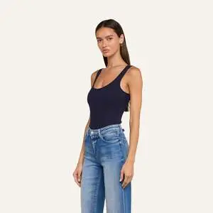 L'Agence Nica Scoopneck Bodysuit - Midnight