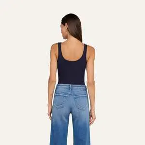 L'Agence Nica Scoopneck Bodysuit - Midnight