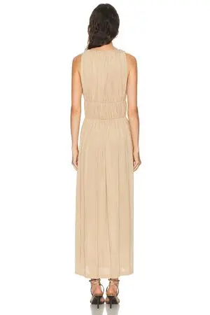 Tove Ouida Pleated Jersey Maxi Dress