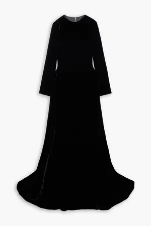 DOLCE&AMP;GABBANA Velvet Gown - Black