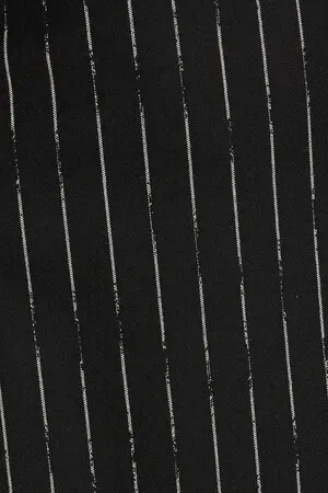Alexander McQueen Pinstriped Wooltwill Maxi Skirt