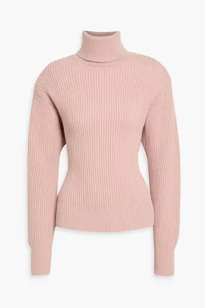 Stella McCartney Ribbed Woolblend Turtleneck Sweater