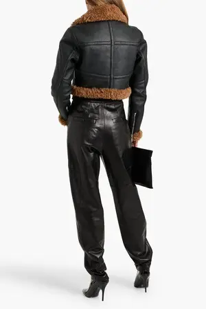 Stella McCartney Cropped Plushtrimmed Jacket