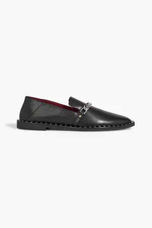 Stella McCartney Falabella Embellished Loafers - Black