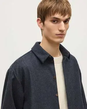Johnstons Of Elgin Corrie Lean & Abisso Twill Overshirt