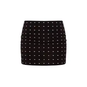 KHELA THE LABEL Embellished Studded Mini Skort