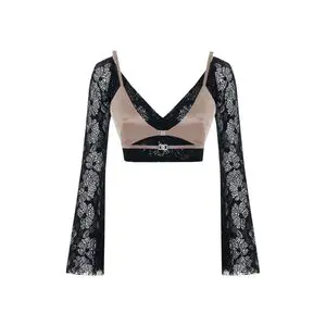 PCFG Lace Body With Contrast Bust Panel