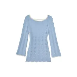 THISISU COLLECTION Marea Beachwear Knit Dress - Blue