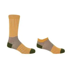 PEPER HAROW - MADE IN ENGLAND Peper Harow Crew And Trainer Socks Bundle - Yellow