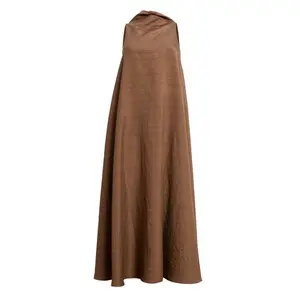 BIANCA POPP Bell Dress Long In Rayon - Brown