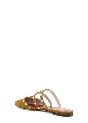 Valentino Garavani Rockstud Suede Mules