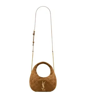 Saint Laurent Mini Icarino Top-handle Bag - Beige