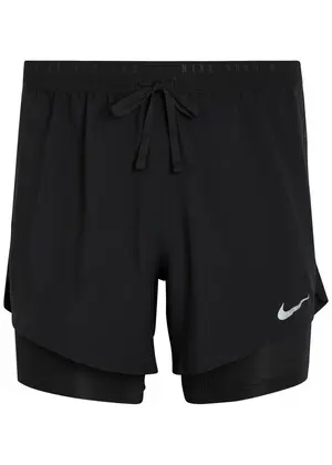 Nike Stride Dri-fit 5' Hybrid Running Shorts - Black