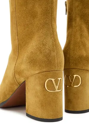 Valentino Garavani Fawcette 75 Suede Ankle Boots