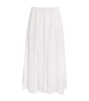 Staud Stretch-cotton Milano Maxi Skirt