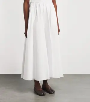 Staud Stretch-cotton Milano Maxi Skirt