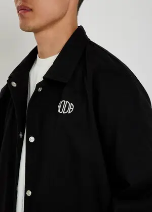 BODE Logo-embroidered Cotton-twill Track Jacket