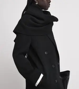 Camilla And Marc Wool-blend Scarf-neck Memoria Coat
