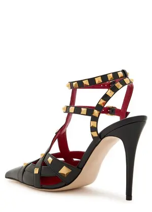Valentino Garavani Studded Leather Cage Sandals