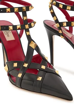 Valentino Garavani Studded Leather Cage Sandals