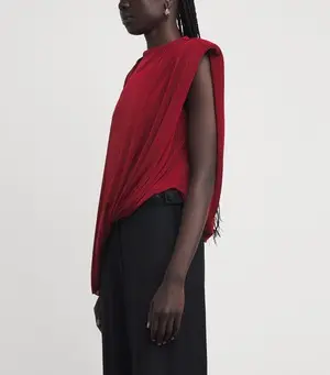 Camilla And Marc Draped Asymmetrical Ravine Top