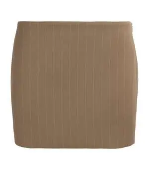 Camilla And Marc Wool-blend Stripe Maxim Skirt - Beige