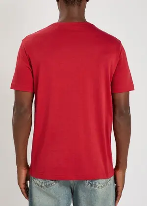 Gant Logo-embroidered Cotton T-shirt