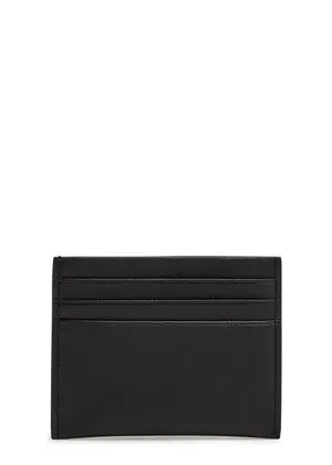 BOSS Northon Logo Saffiano Leather Card Holder