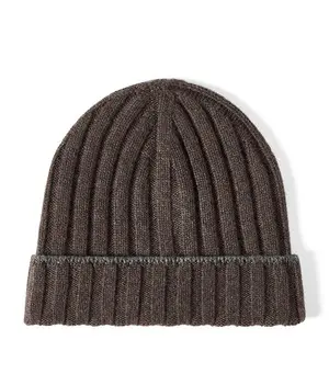 Brunello Cucinelli Cashmere Beanie - Brown